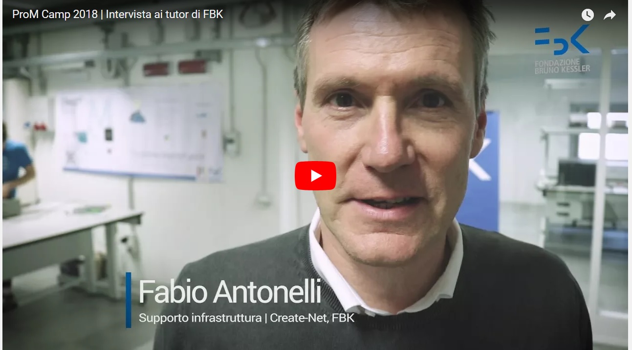 Prom Camp 2018 - FBK: CREATE-NET